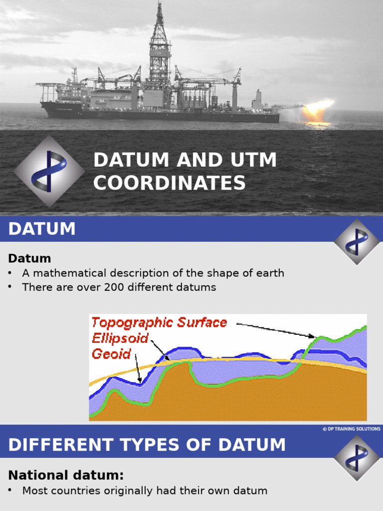 2_2 Datum and UTM Coordinates | PDF | Geographic Data And Information ...