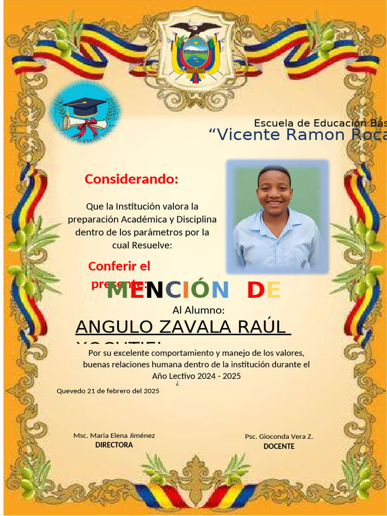 Mención Honorífica a Raúl Angulo Xochtiel | PDF