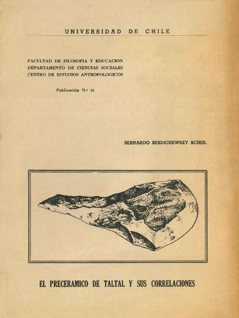Precerámico de Taltal y Sus Correlaciones | PDF