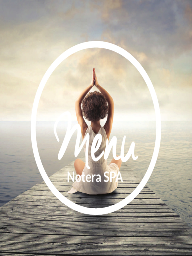 Notera Hotel SPA Menu Spa | PDF