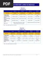 LAUSD 2025-2026 Report Card Schedule | PDF | Schools | Educational ...