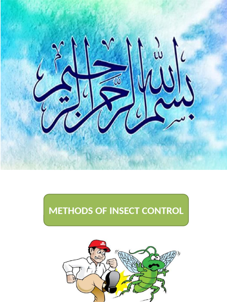 Effective Insect Control Methods | PDF | Pest Control | Insects