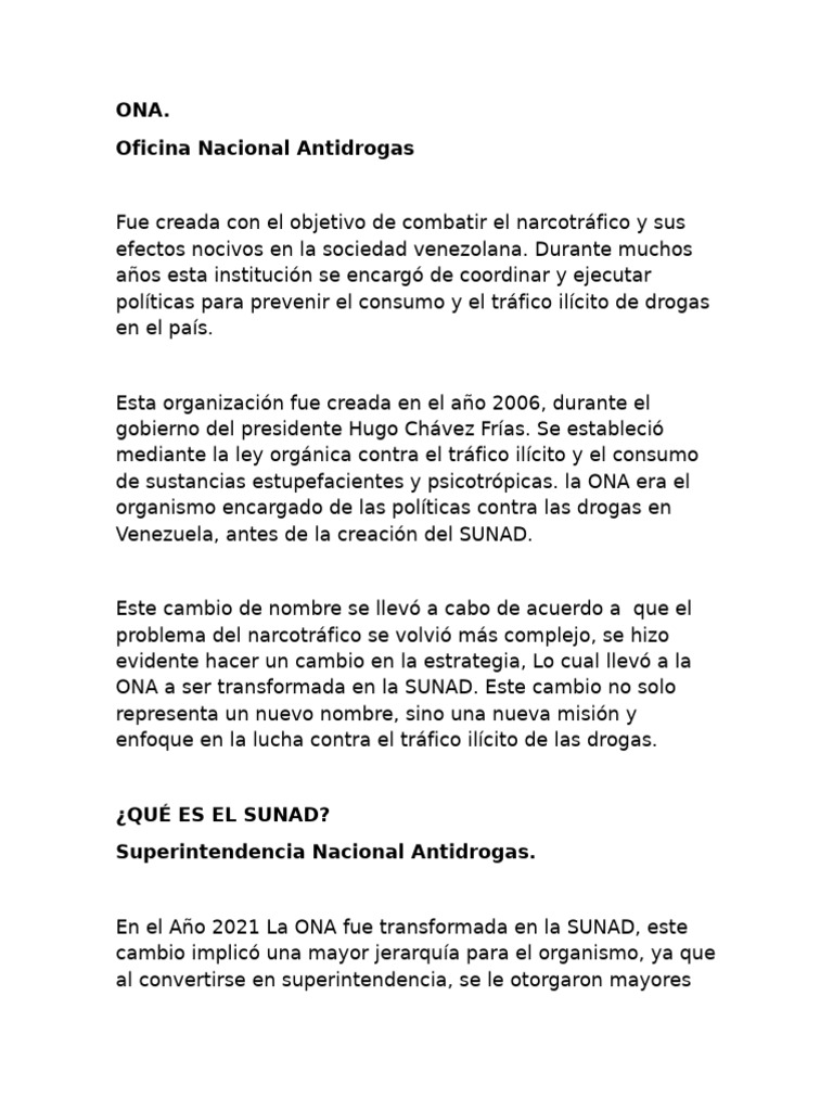 Las Drogas (Charla) | PDF | Comercio ilegal de drogas | Venezuela