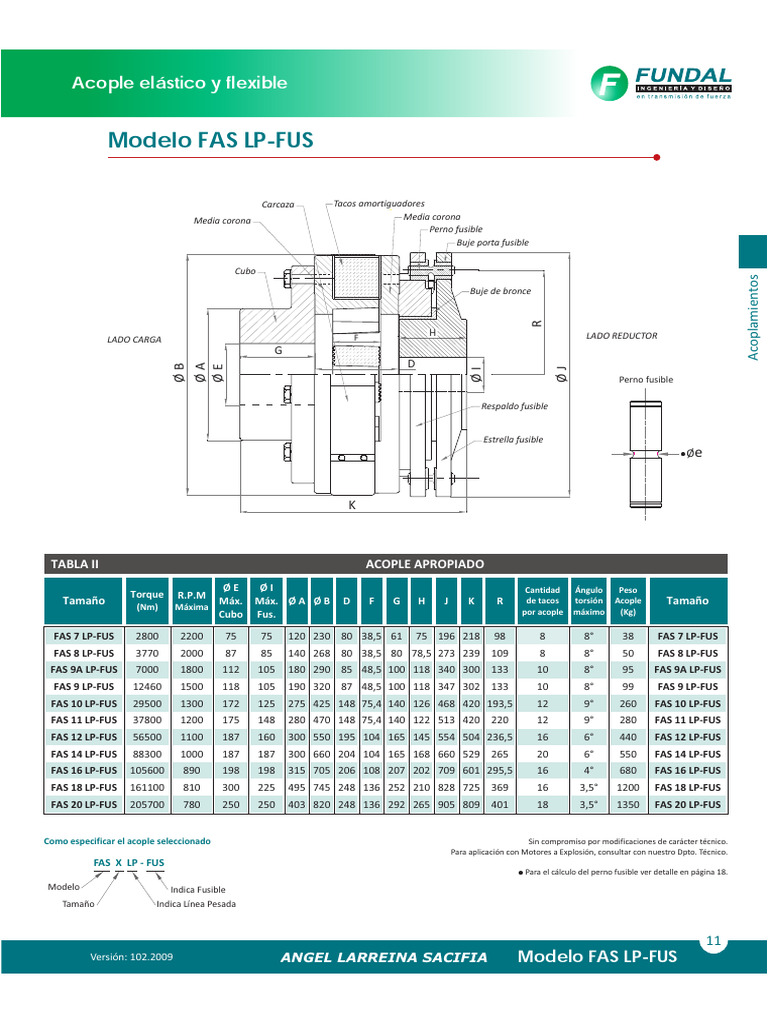 Acople Fas Lp-Fus | PDF