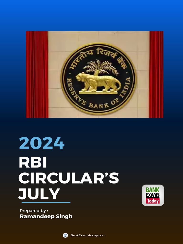 RBI Circulars Merged 7 Lyst1722483316728 | PDF | Banks | Reserve Bank Of India