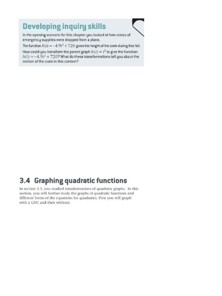 1-Function SL-Oxford-Page-141-181-Quadratic Functions | PDF