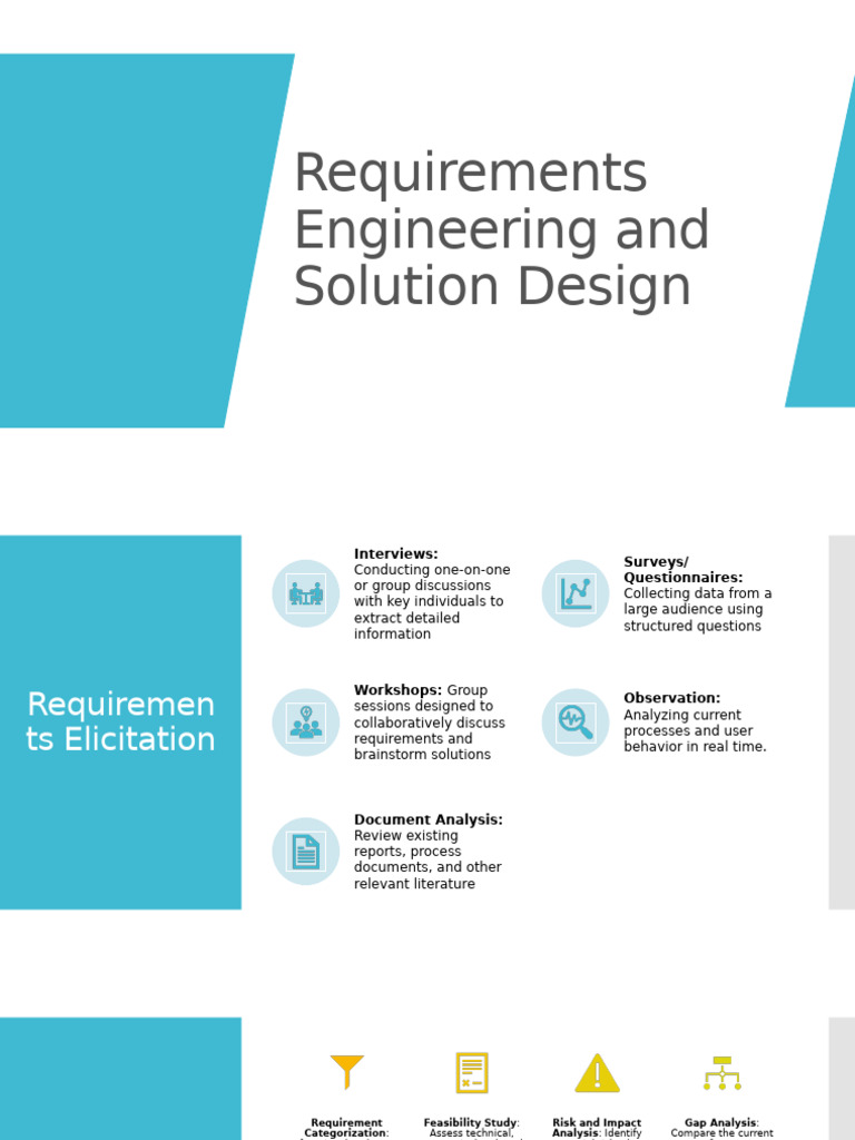 Requirements Engineering and Solution Design | PDF | Software Testing ...