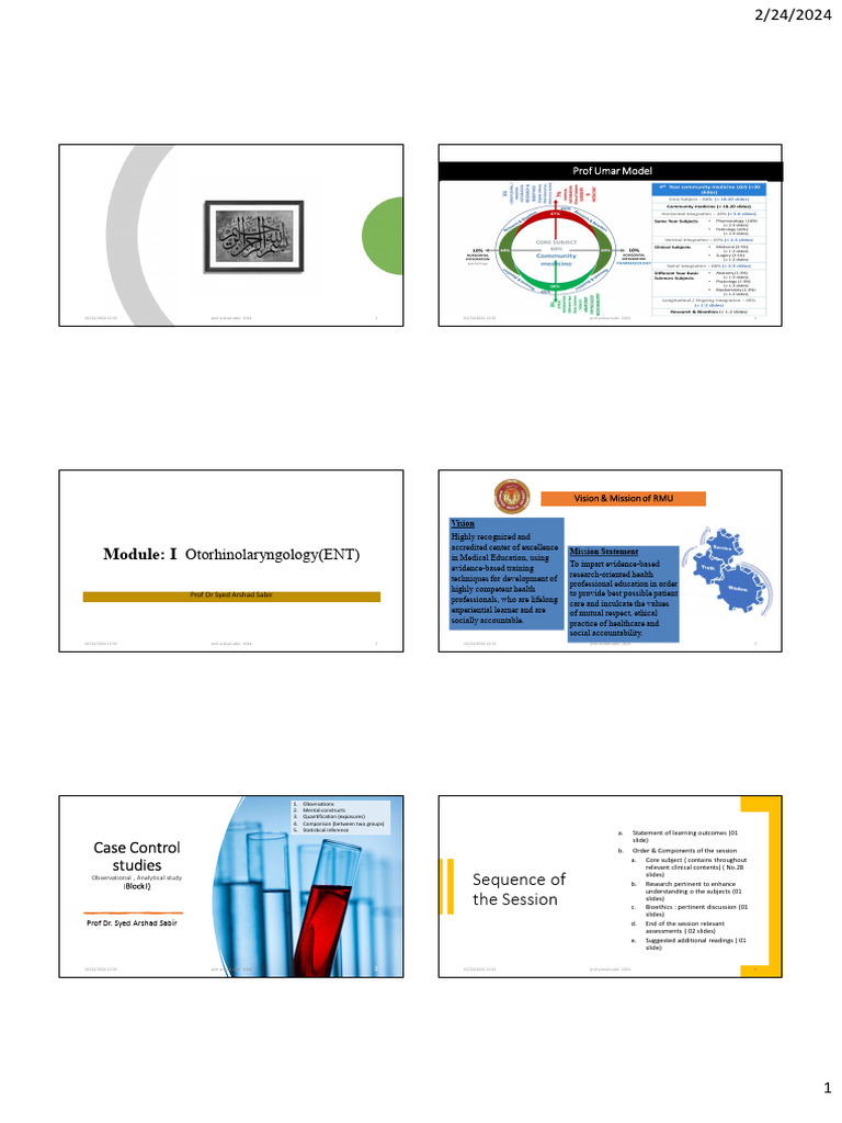 Epi-4-Case-control Study-2024 | PDF | Statistics | Scientific Method