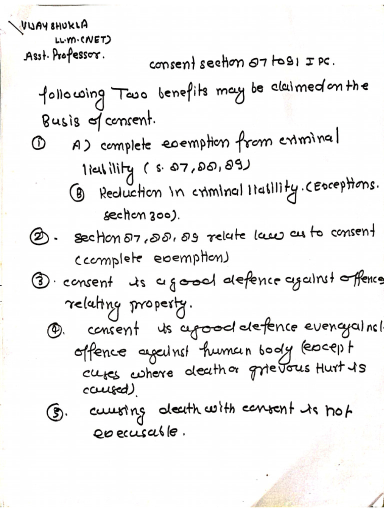 Consent IPC | PDF