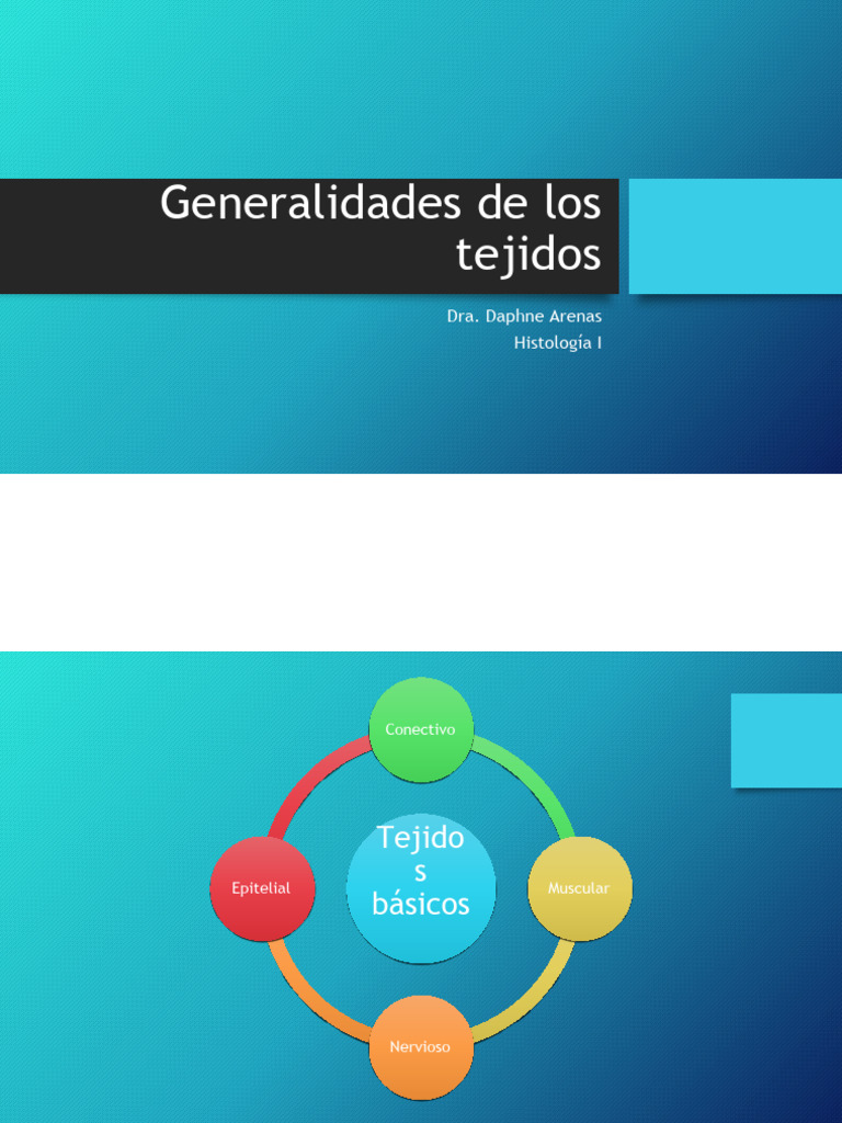 Generalidades de Los Tejidos | PDF | Epitelio | Tejido conectivo