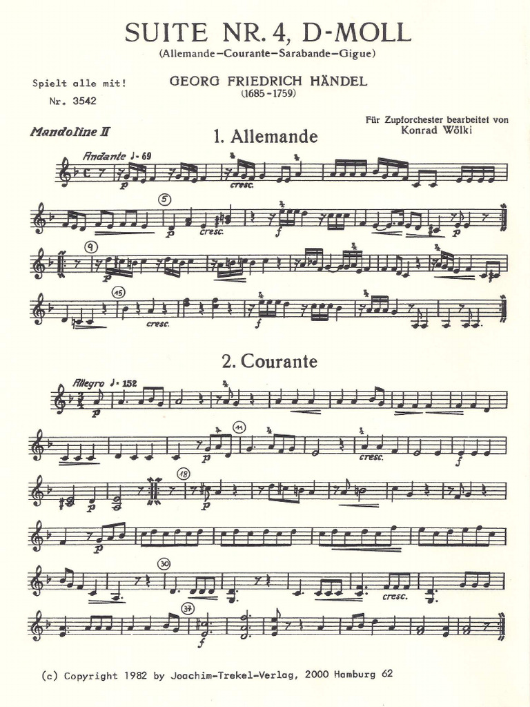 2 Suite nº 4 D m Bdl2 | PDF