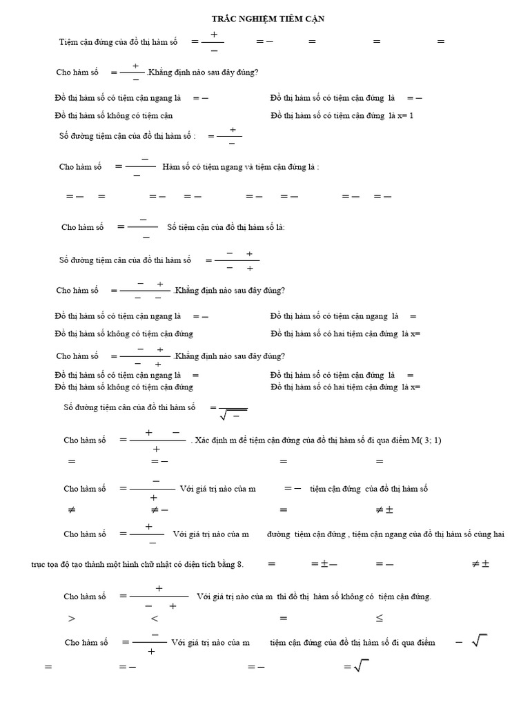 Trac Nghiem Tiem Can | PDF