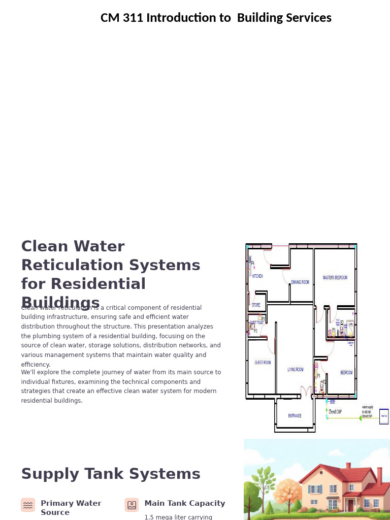 Clean Water Reticulation Systems For Residential Buildings | PDF | Pipe ...