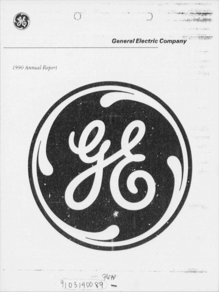 GE 1990 Annual Report Overview | PDF | Dividend | Corporations