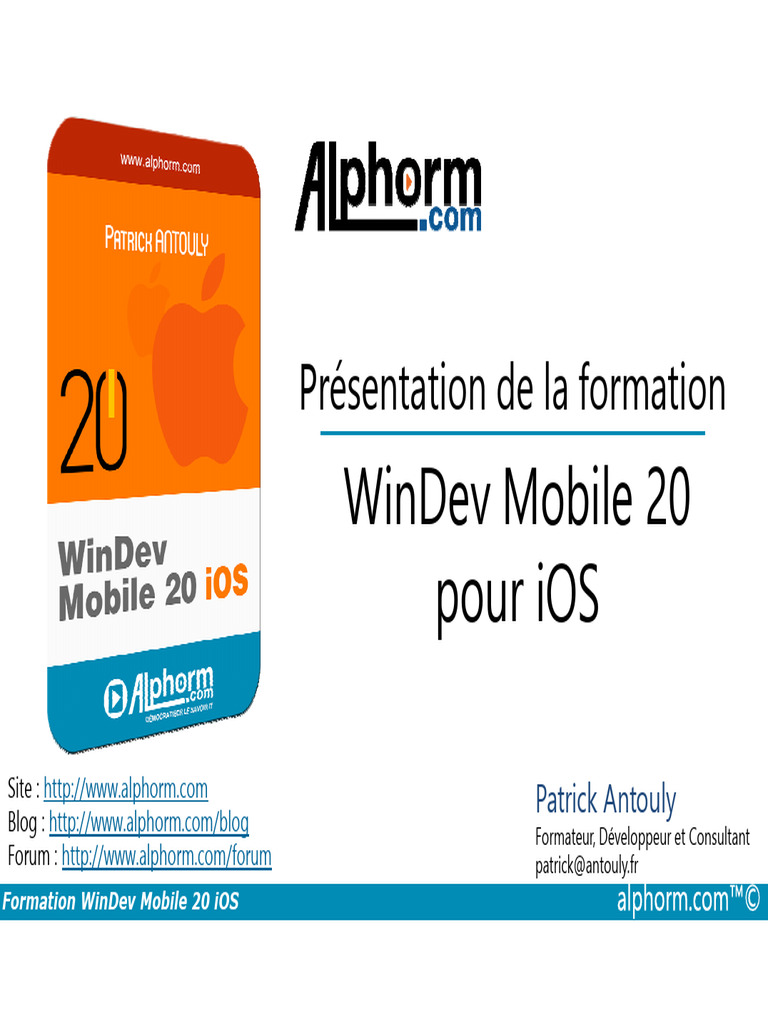 WinDev Mobile 20 WinDev Mobile 20 Pour IOS | PDF | iOS | Xcode
