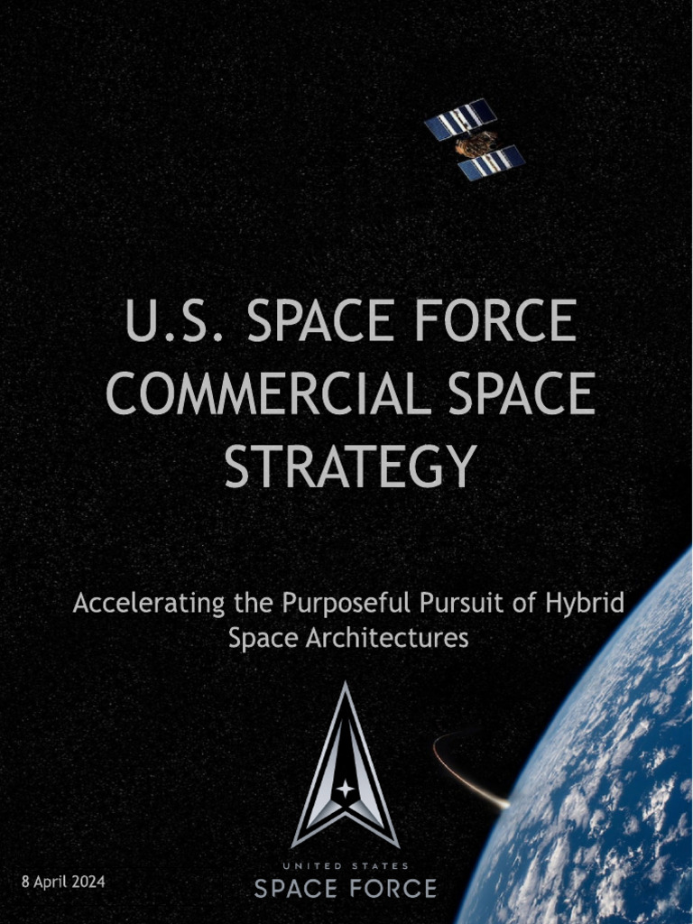 USSF Commercial Space Strategy | PDF | Computer Security | Security