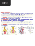 Life Processes Class 10th | PDF
