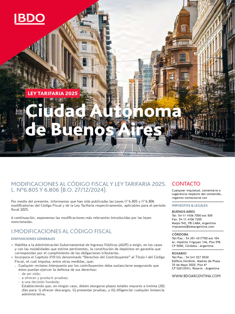 Tarifaria Caba | PDF | Impuestos | Contribuyente