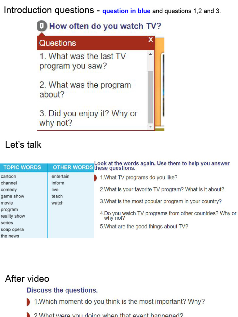 What's on_ - Online Questions | PDF