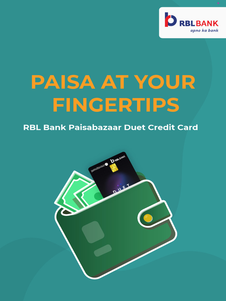 Paisabazaar Duet Userguide | PDF | Credit Card | Payments
