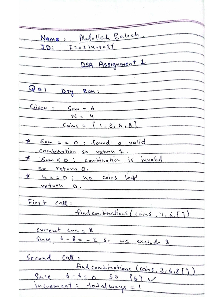 Dsa Assignment | PDF