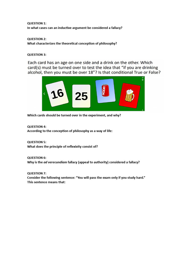 Group 2 First Exam Questions | PDF | Argument | Language Acquisition