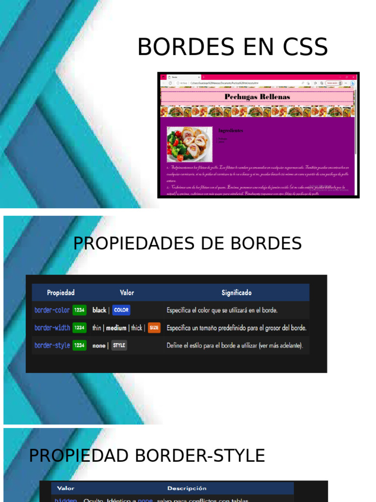 Bordes en Css | PDF