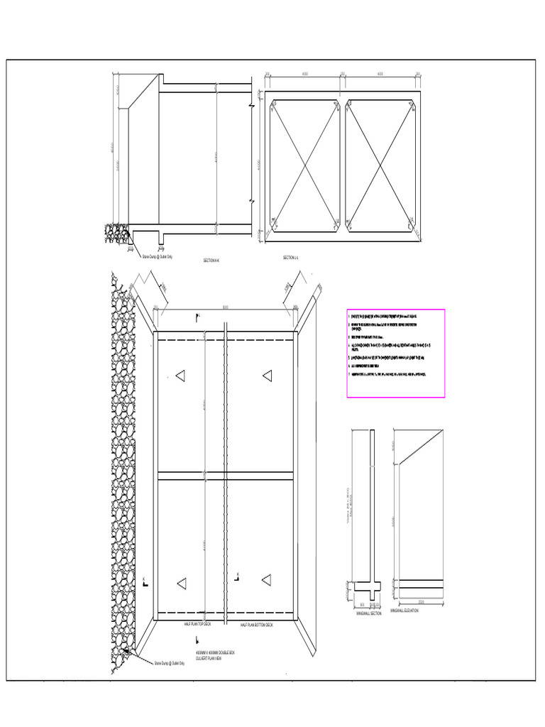 Wingwall And Culvert Design Plans Pdf