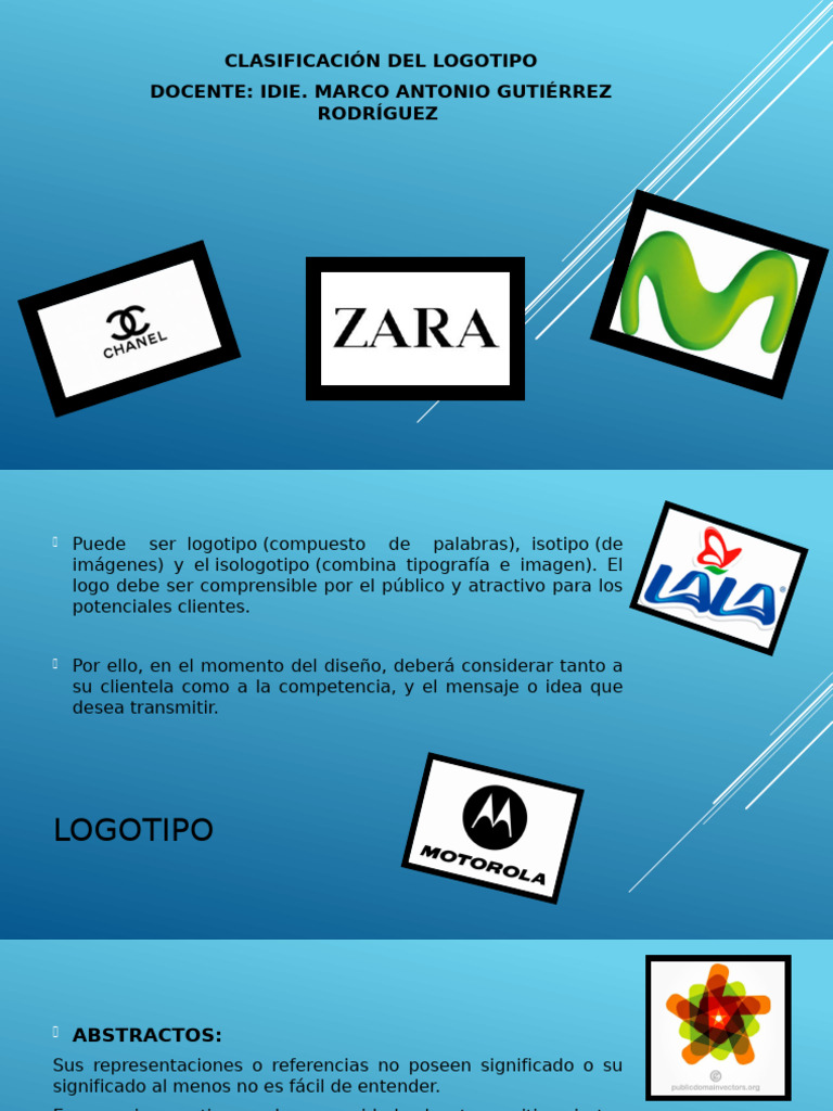Clasificación de Logotipos | PDF