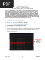 OpenVSP Fuselage & Wing Tutorial | PDF