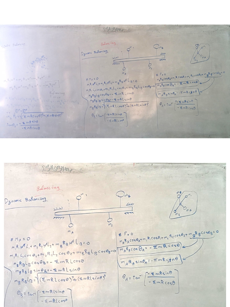 Sec 6 Dynamic ( Balancing ) | PDF