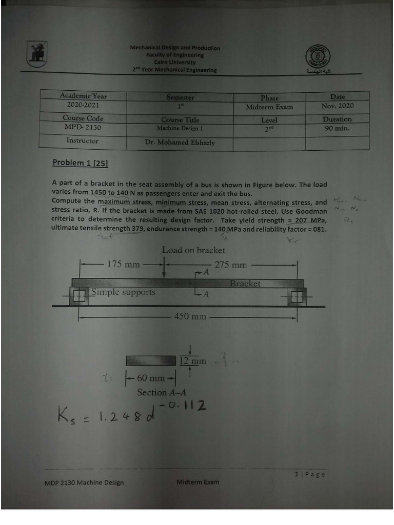 Midterm Design Solution | PDF