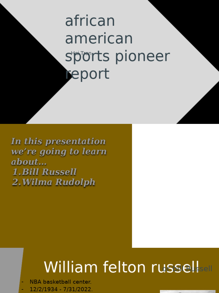 African American Athletes | PDF | Sports | National Basketball Association