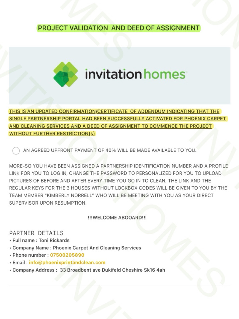 Project Validation and Deed of Assignment.pdf | PDF