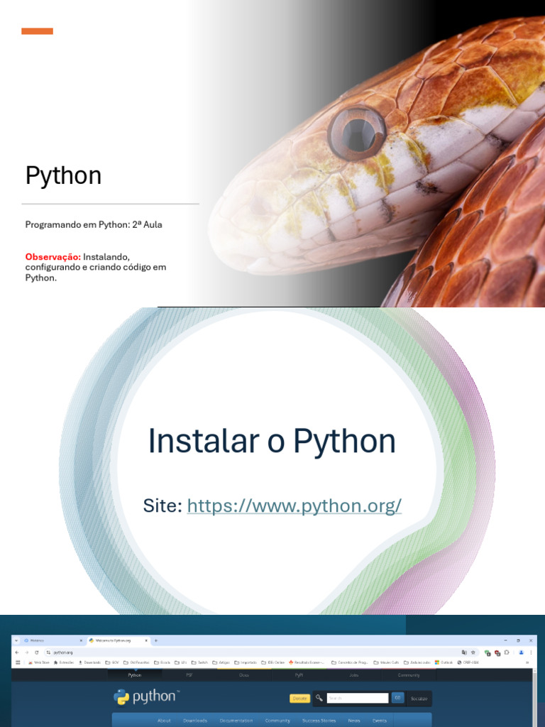Instalação e Configuração do Python e VS Code | PDF | Python (linguagem ...