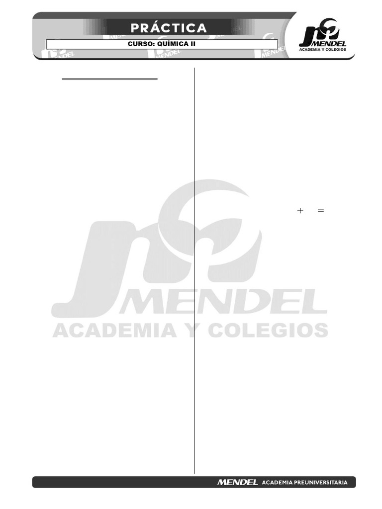 1 Quimica 2 Práctica Teoría Atómica I Isótopos Isóbaros E Isótonos