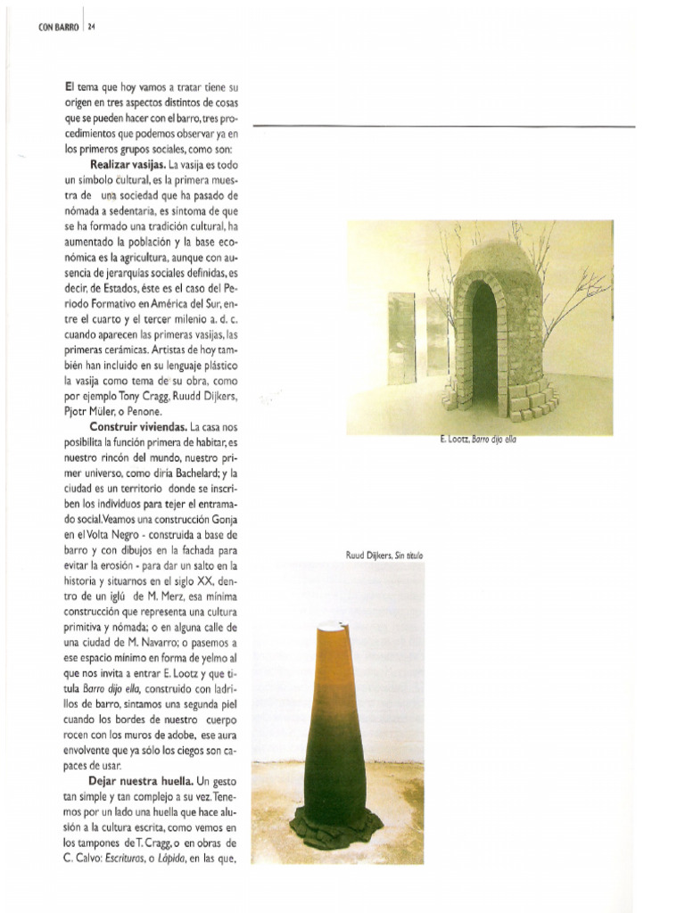 La Escultura y El Barro PDF | PDF