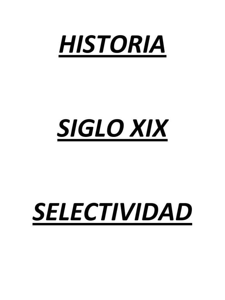 Historia Selectividad | PDF | España | Napoleón