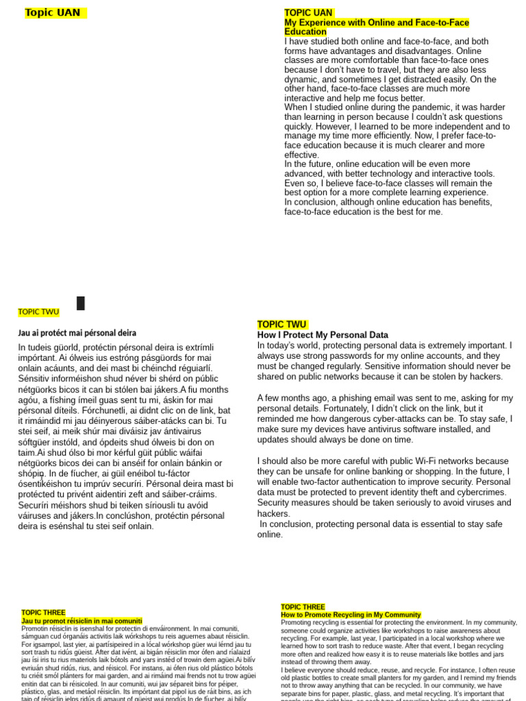 Exam Ingles 1234 | PDF | Cybercrime | Cyberwarfare