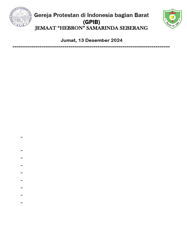 TAIB MENYAMBUT NATAL PELKAT PA | PDF