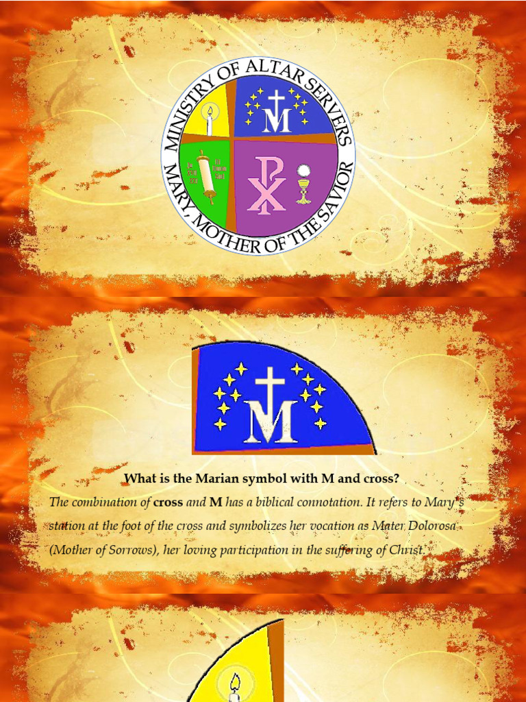 Mater Salvatoris Altar Server Logo Explanation | PDF | Jesus | Eucharist