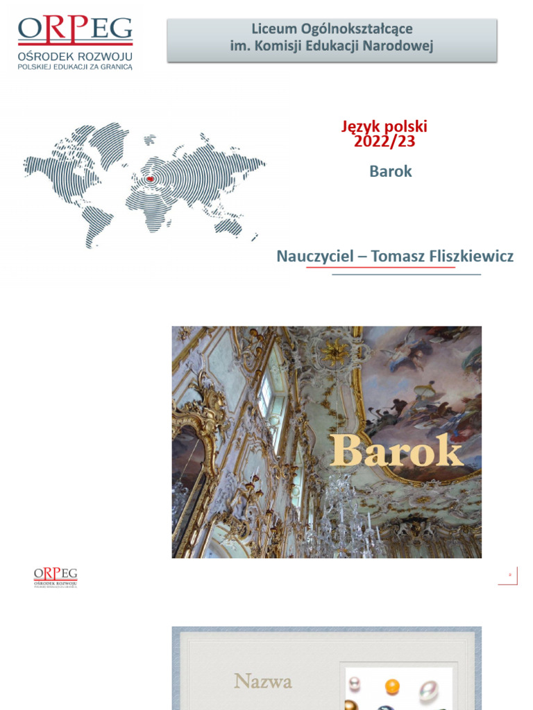 Barok - Prezentacja | PDF