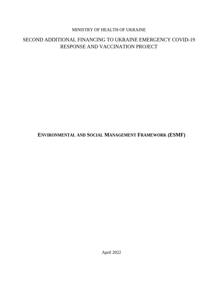 36589-esmf_ukraine_emergency_covid_19_response_and_vaccination_project ...