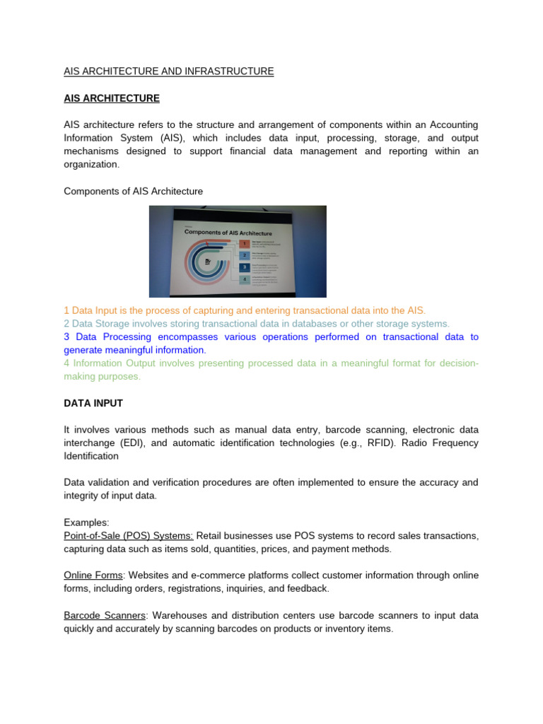 Ais Architecture and Infrastructure | PDF | Databases | Enterprise Resource Planning