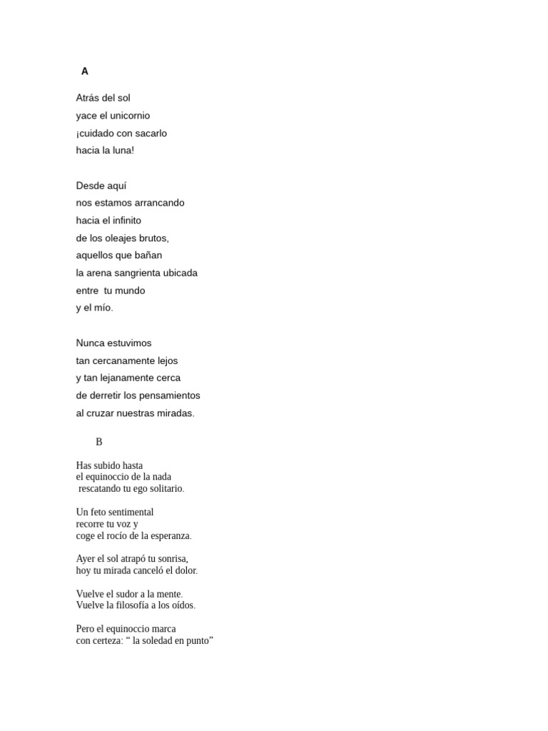 Dos Letras Tristes | PDF