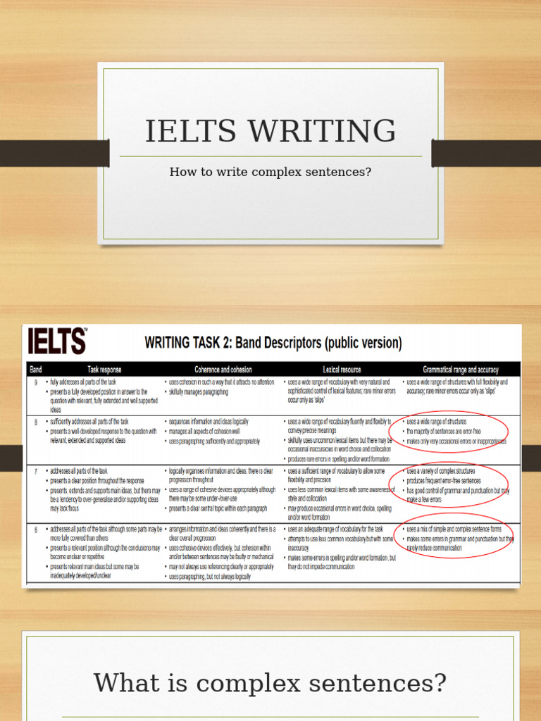 HOW TO WRITE COMPLEX SENTENCES | PDF