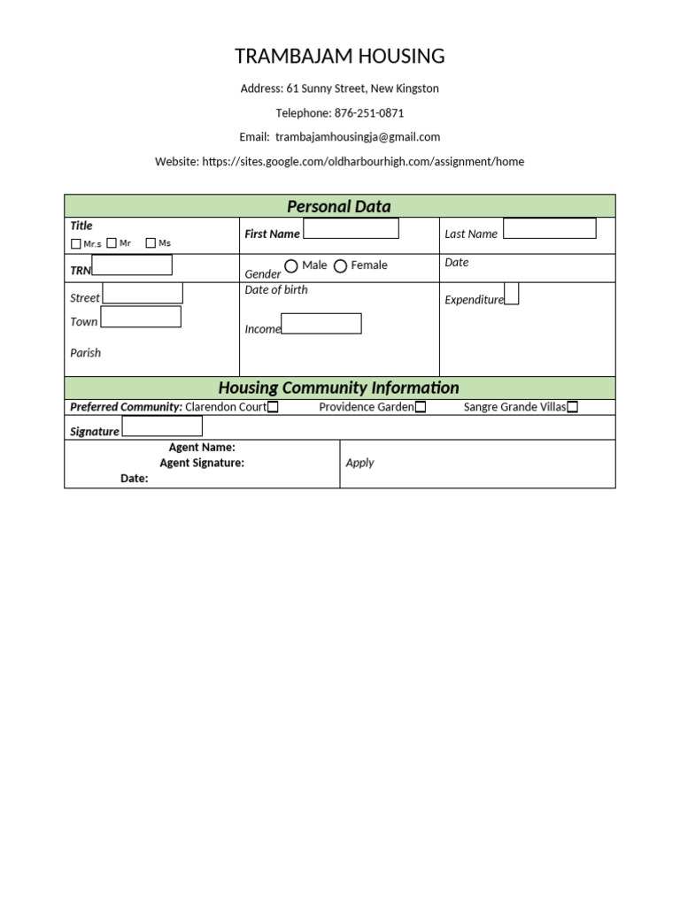 Fillable form | PDF