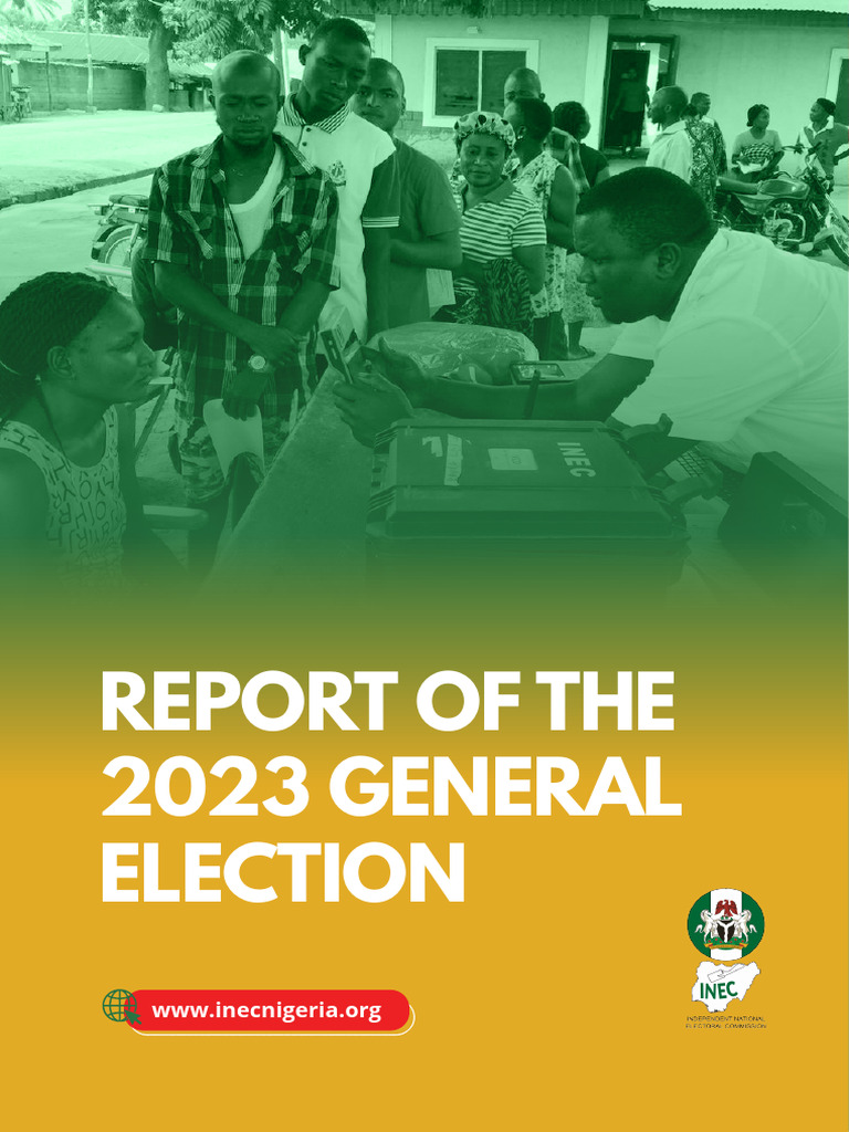 2023 General Election Report | PDF | Elections | Voter Registration