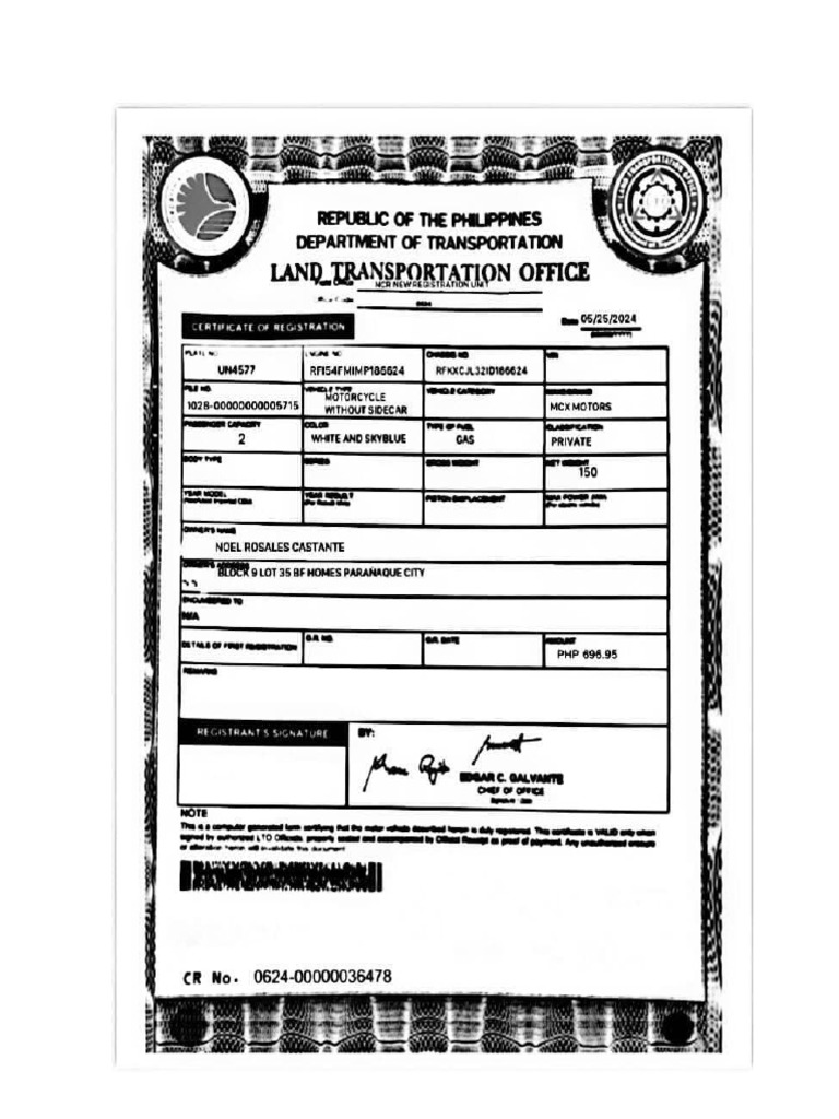 certificate of registration | PDF