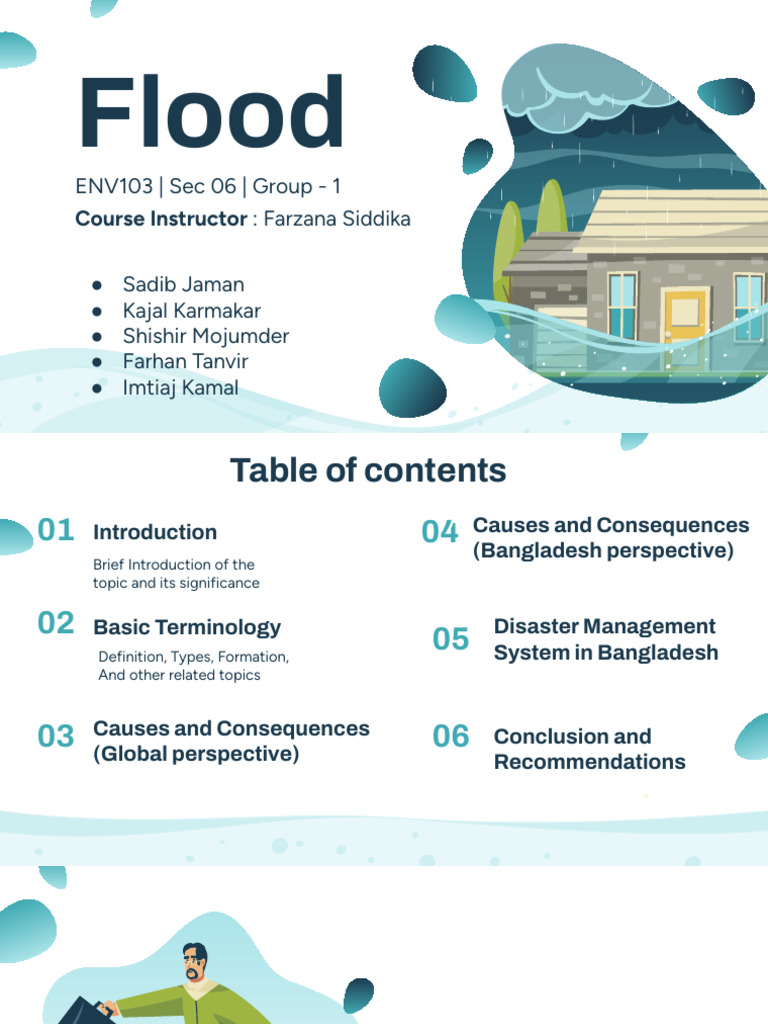 ENV103 Presentation Group01 | PDF | Flood | Emergency Management
